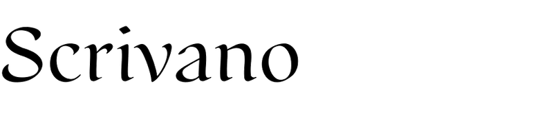 Scrivano in use - Fonts In Use