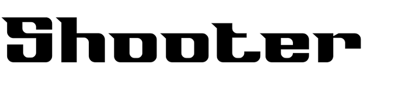 Shooter in use - Fonts In Use