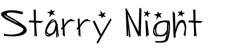 Starry Night in use - Fonts In Use
