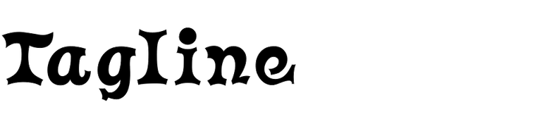 Tagline in use - Fonts In Use