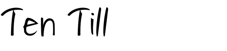 Ten Till in use - Fonts In Use