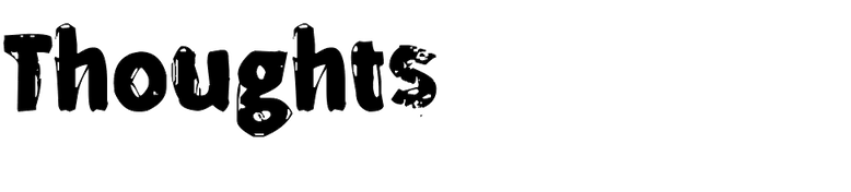 Thoughts in use - Fonts In Use