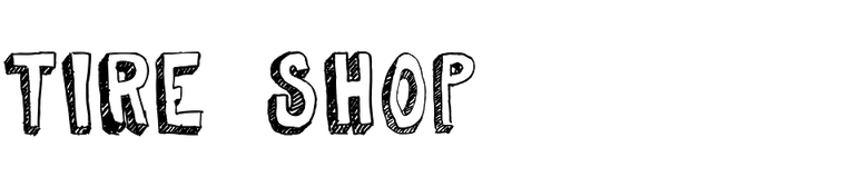 Tire Shop in use - Fonts In Use