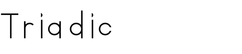 Triadic in use - Fonts In Use