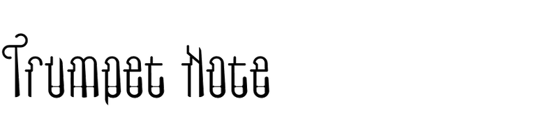 Trumpet Note in use - Fonts In Use
