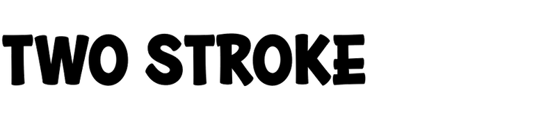Two Stroke in use - Fonts In Use