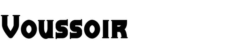 Voussoir in use - Fonts In Use