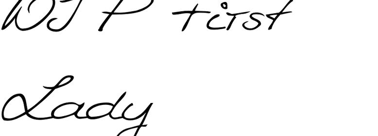 WIP First Lady in use - Fonts In Use