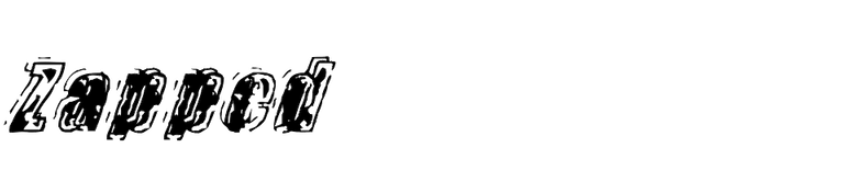 Zapped in use - Fonts In Use