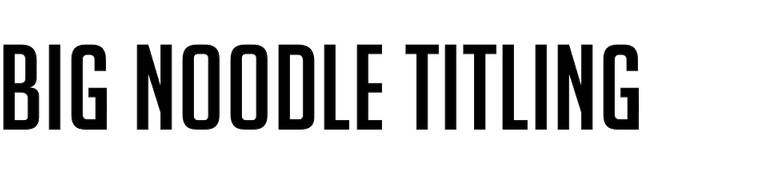 Big Noodle Titling in use - Fonts In Use