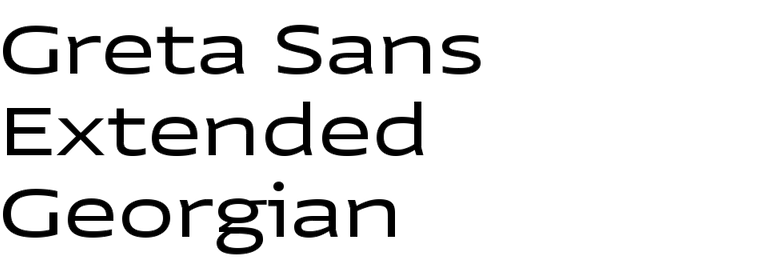 Greta Sans Extended Georgian in use - Fonts In Use