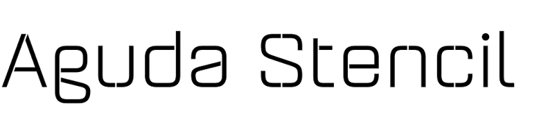 Aguda Stencil in use - Fonts In Use