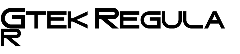 Gtek Regular in use - Fonts In Use