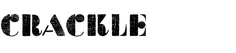 Crackle in use - Fonts In Use