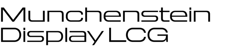 Munchenstein Display LCG in use - Fonts In Use