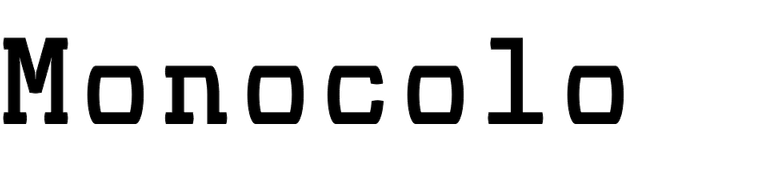 Monocolo in use - Fonts In Use