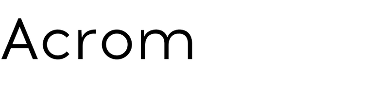 Acrom in use - Fonts In Use