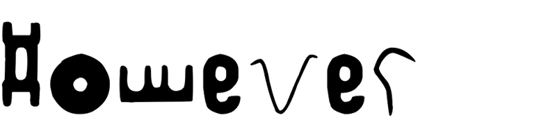 However in use - Fonts In Use