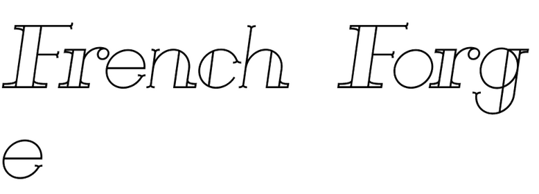French Forge in use - Fonts In Use