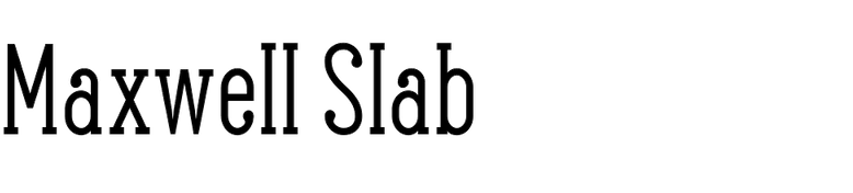 Maxwell Slab in use - Fonts In Use