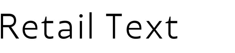 Retail Text in use - Fonts In Use