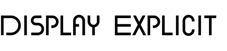 Display Explicit in use - Fonts In Use