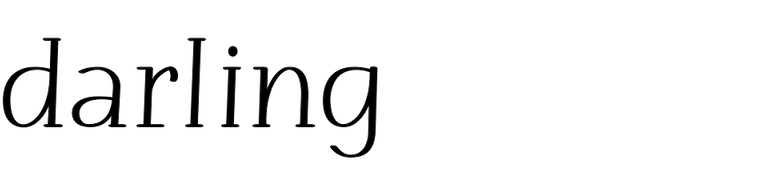 darling in use - Fonts In Use