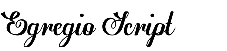 Egregio Script in use - Fonts In Use