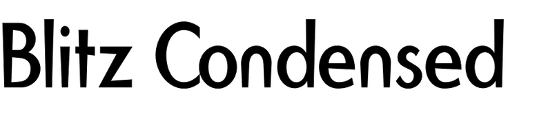 Blitz Condensed in use - Fonts In Use