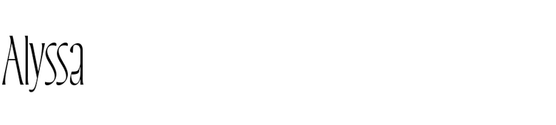 Alyssa in use - Fonts In Use