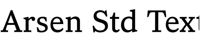 Arsen Std Text in use - Fonts In Use