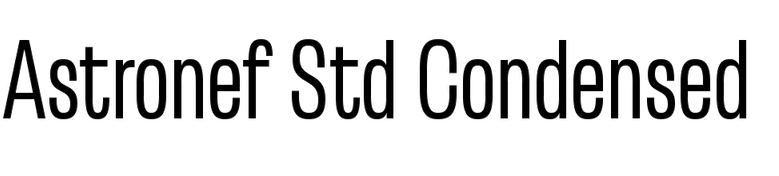 Astronef Std Condensed in use - Fonts In Use