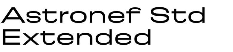 Astronef Std Extended in use - Fonts In Use