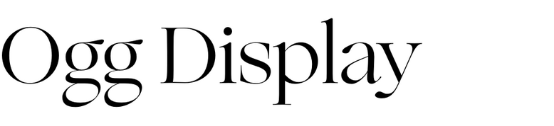 Ogg Display in use - Fonts In Use