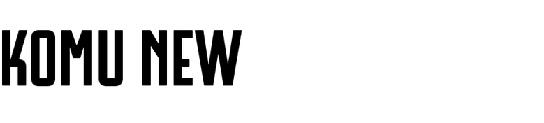 Komu New in use - Fonts In Use