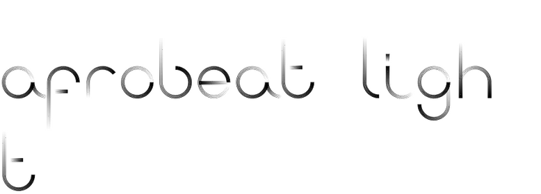 Afrobeat Light in use - Fonts In Use