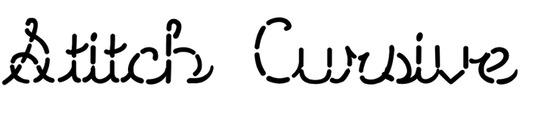 Stitch Cursive in use - Fonts In Use