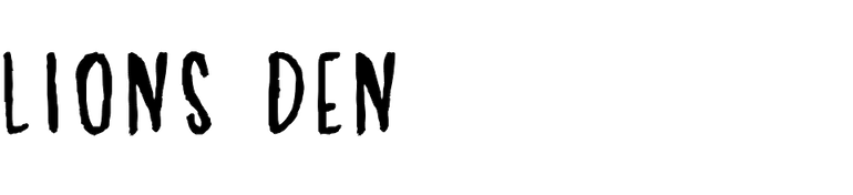 Lions Den in use - Fonts In Use