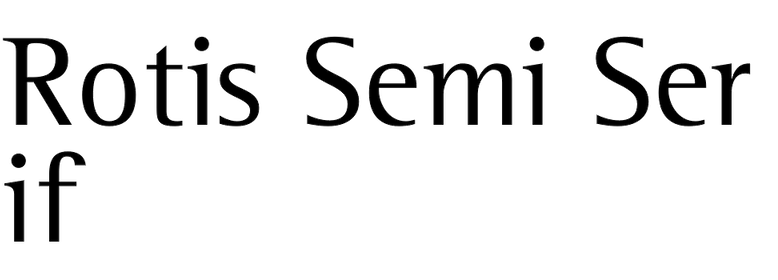 Rotis Semi Serif in use - Fonts In Use