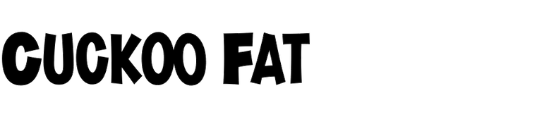 Cuckoo Fat in use - Fonts In Use