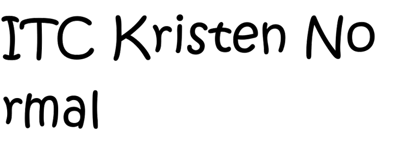 ITC Kristen Normal in use - Fonts In Use