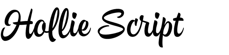 Hollie Script in use - Fonts In Use
