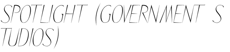 SPOTLIGHT (Government Studios) in use - Fonts In Use