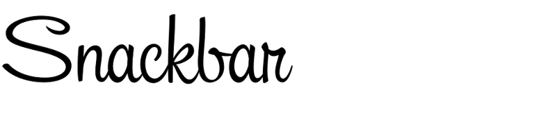 Snackbar in use - Fonts In Use