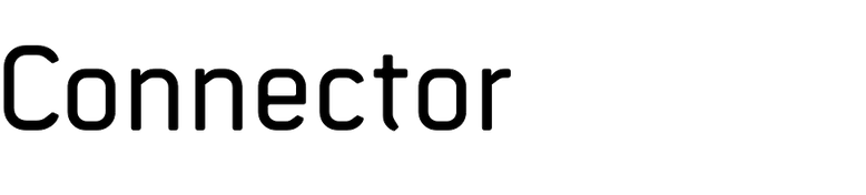 Connector in use - Fonts In Use