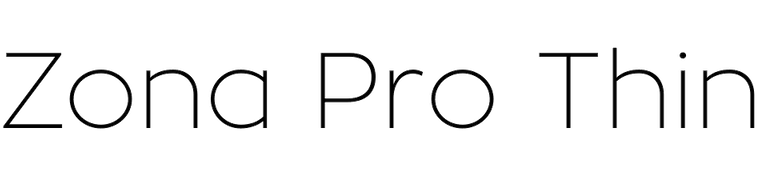 Zona Pro Thin in use - Fonts In Use