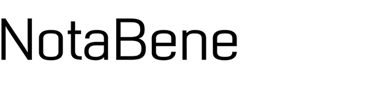 NotaBene in use - Fonts In Use