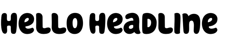 Hello Headline in use - Fonts In Use