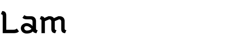 Lam in use - Fonts In Use