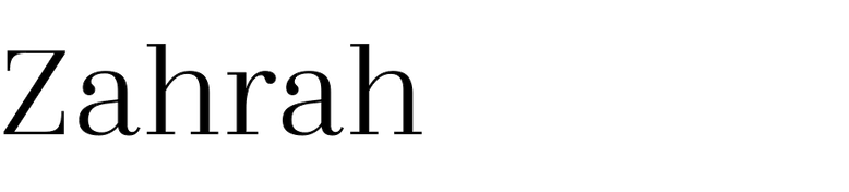 Zahrah in use - Fonts In Use